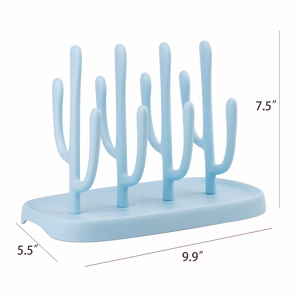 Baby Bottle Drying Rack, Space Saving Bottle Dryer Holder for Bottles, Nipples, Pump Parts, Cups