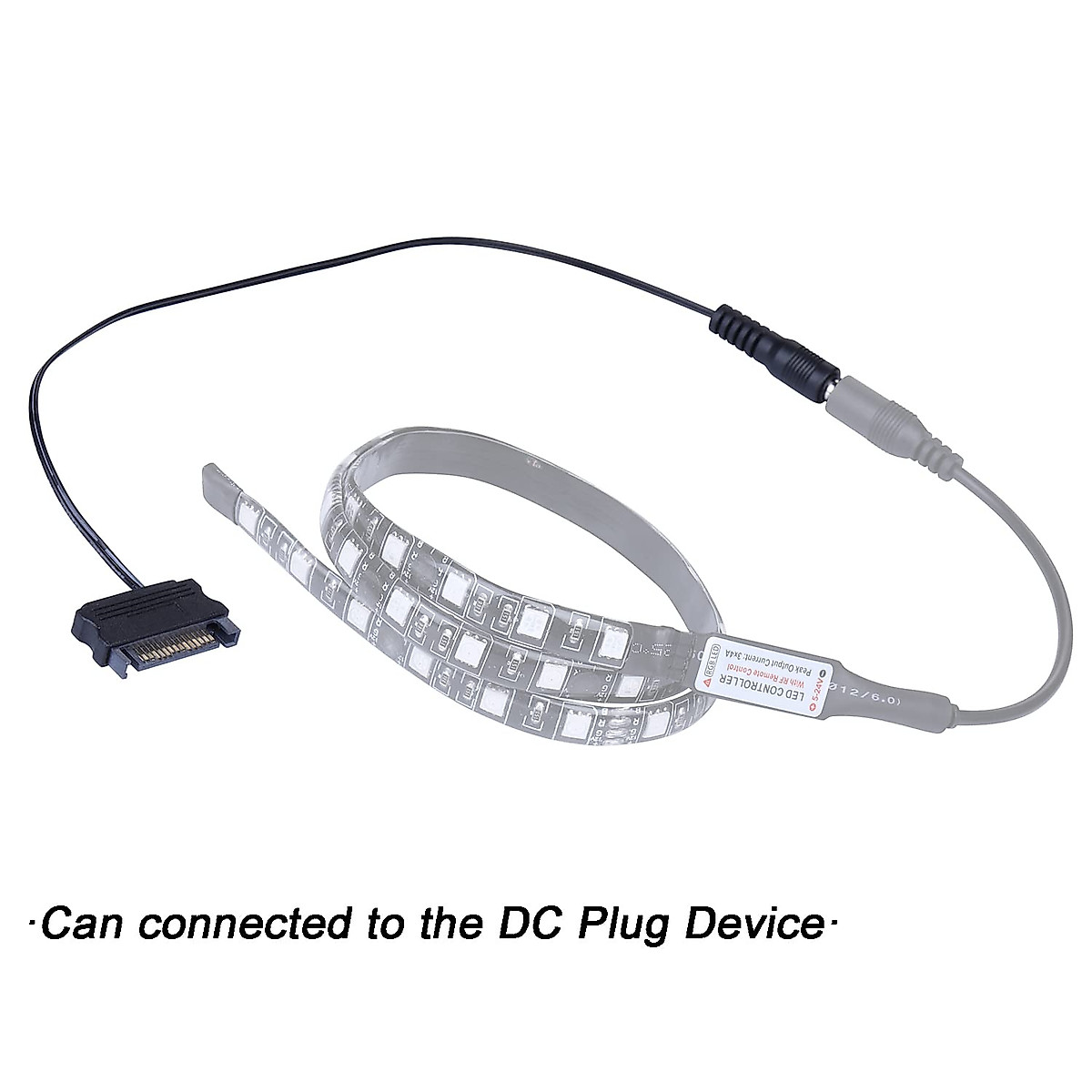 DS Male SATA Connector to 12V DC Plug Power Adapter Cable (DC Plug 5.5MM x 2.1MM, O Series)