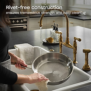 Fissler Original-Profi Collection Stainless Steel 9.5 Inch Frying Pan