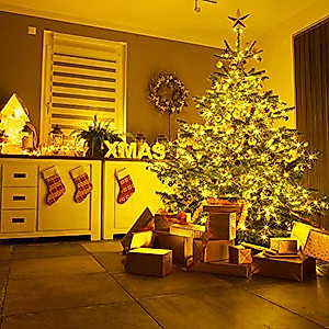 Moobibear LED Fairy String Lights 99ft 300 LEDs Dimmable Outdoor/Indoor Starry String Lights, Warm White Copper Lights with Remote Control for Garden Room Patio Party Valentines Day Decor 2Pack