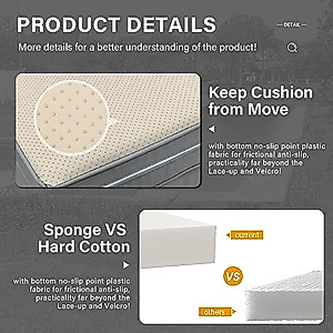 Patio Furniture Outdoor Sofa Grey Wicker Outdoor Furniture Outdoor Couch Deep Seat Sofa Hight Backrest with Waterproof Cover and Anti-Slip Cushions, Grey