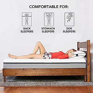Lull Mattress, 3 Layers of Premium Memory Foam Provide Comfort and Therapeutic Support, 100 Night Trial and 10-Year Warranty