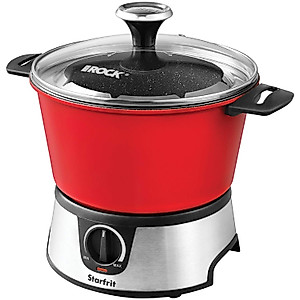 Starfrit 024704-002-0000 The Rock Electric Fondue, 1,500 Watts, Black