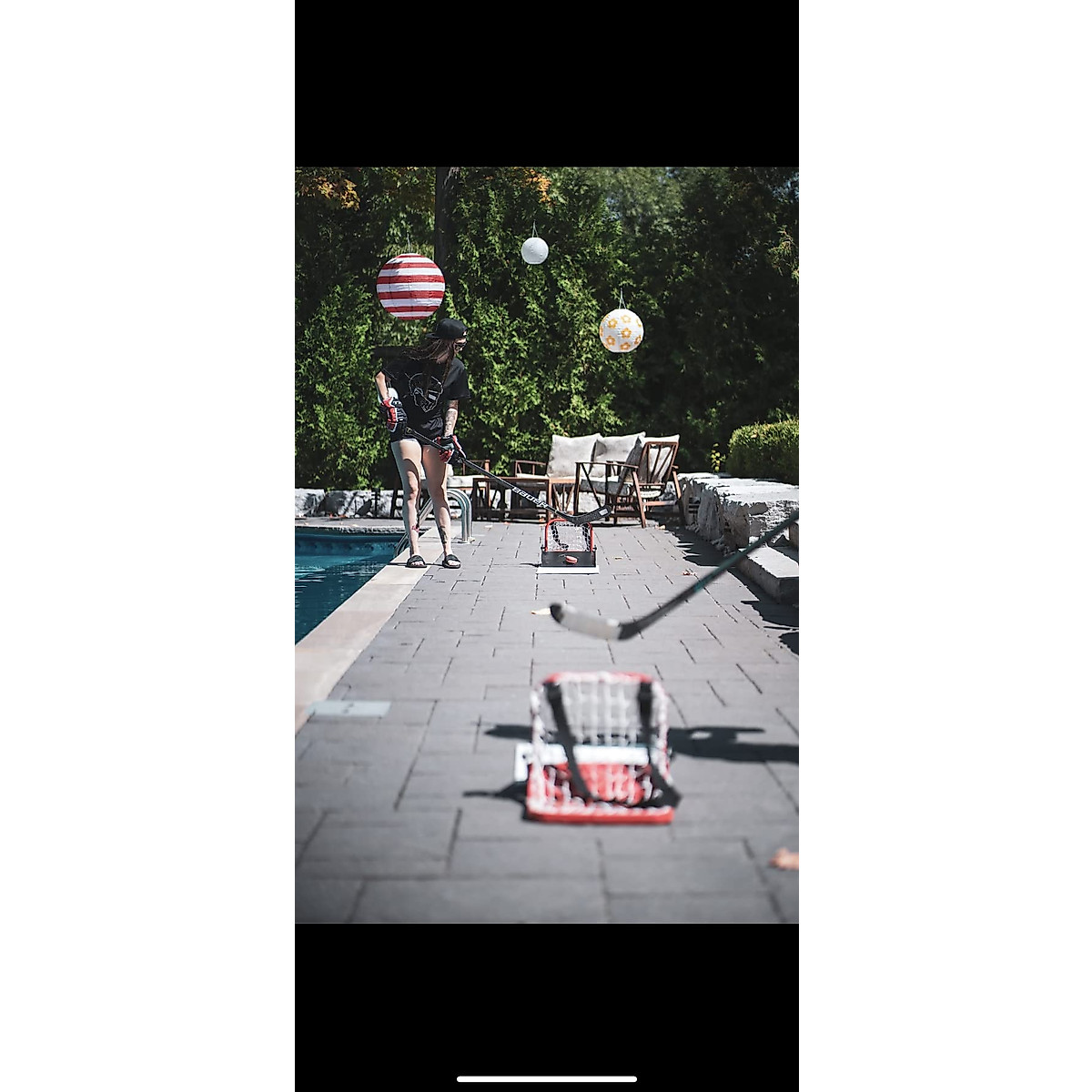 Better Hockey Extreme Pro Sauce Catcher - Saucer Pass Training Aid, Miniature Hockey Goal, Holds Up to 40 Pucks, Great Yard and Tailgating Fun, Easy to Carry