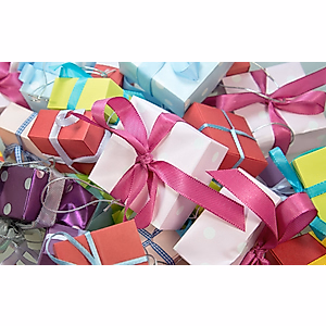 YASEO 1 1/2 Inch Wine Red Solid Satin Ribbon, 50 Yards Craft Fabric Ribbon for Gift Wrapping Floral Bouquets Wedding Party Decoration