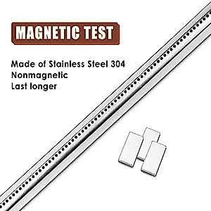 QuliMetal 19.5" 62752 Grill Burner and 7130 Grill Cover for Weber Genesis 300 Series (2011-2016) with Front Control Panel