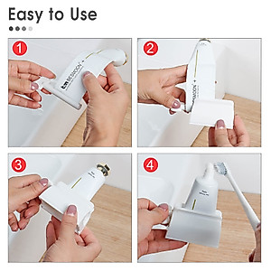 LAMY Toothpaste Squeezer, 3 PCS Tube Squeezer Bathroom and Kitchen Gadgets for Various Tube-Based Cosmetics and Sauces, Home and Apartment Essentials