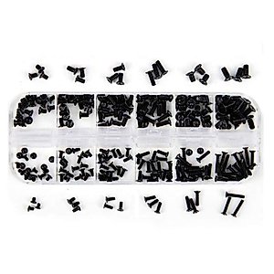 WAAZVXS 240 Pcs Notebook Computer M2 M2.5 M3 Screw Suit Micro-Type Digital Electronic Screw Metric System M2 M2.5 M3 Laptop Screw Set