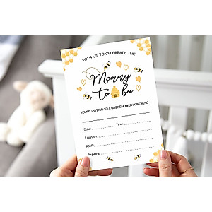 Bumble Bee Baby Shower Invitations, 25 Count