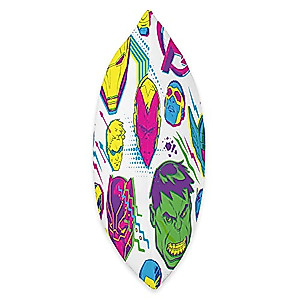 Marvel Avengers 80s Print Throw Pillow, 18x18, Multicolor