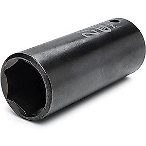 GEARWRENCH 18 Piece 1/2" Drive Deep Metric Impact Socket Set - 89096