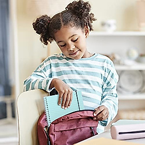 EOOUT 5 Pack Lined Spiral Notebook, 5.7" x 8.3" Journal for Women, Thick Plastic Cover, 160 Pages, 100gsm, Back to School, Office, Artist Writing/Drawing (Candy Colors)