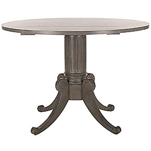 Safavieh Home Forest Traditional Grey Wash Drop Leaf Dining Table