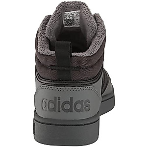 adidas Women's Hoops 3.0 Mid Basketball Shoe, Grey/Black/Carbon, 9