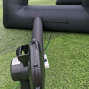 fitnessandfun 30ft Huge Inflatable Projector Screen - Blow Up Outdoor Movie Screens - 360 Inch for TV & Movies - Seamless, Portable, Front & Rear Projection(30ft with Blower)