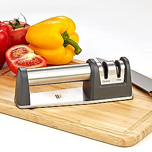 Cooks Standard 2 Stage Knife Sharpener, Diamond and Ceramic Wheel