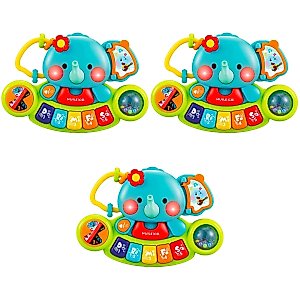 3 Pcs Piano Keyboard Toy Electric Piano Toy Early Educational Playthings Electric Piano Plaything Educational Musical Toy Electric Music Toy Electric Organ Toy Education Piano Toy