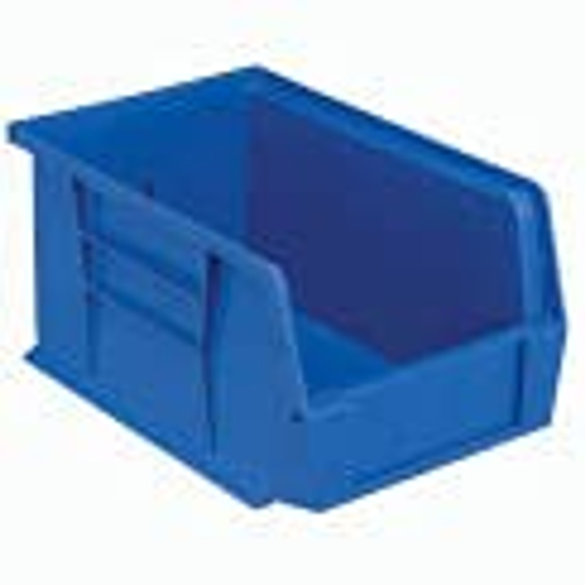 Quantum QUS221 Plastic Stackable Bin, 9-1/4 x 6 x 5 Blue - Lot of 12