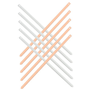 FOYTOKI 3 Sets Power Generation Materials Zinc Tablets an Fittings Battery Experiment Materials Electrode Materials Electrode Strip for Experiment Anode for Zinc Electroplating Copper