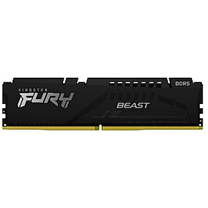 Kingston FURY Beast Black B2:B1264GB 5600MT/s DDR5 CL40 XMP 3.0 Ready Computer Memory (Kit of 2) KF556C40BBK2-64