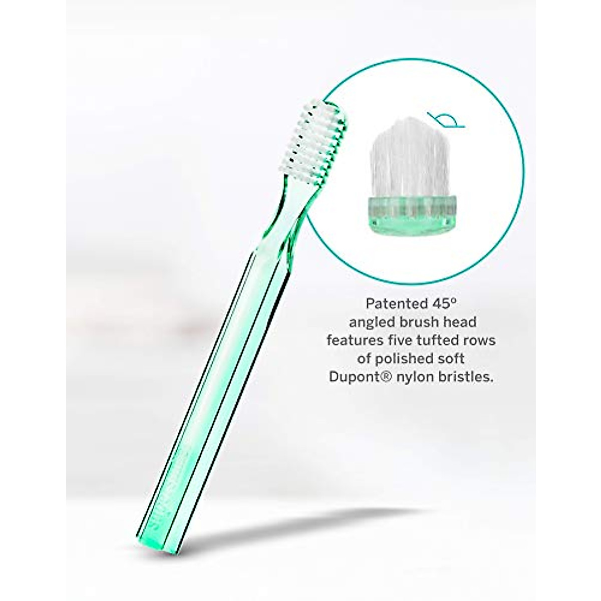 Supersmile New Generation 45° Patented Toothbrush, Green, 2 Count