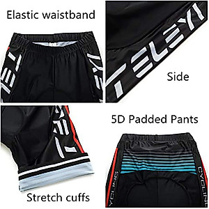 Men's Cycling Jersey,Bicycle Short Sleeve Breathable Cycling Shorts Set Quick Dry Blue