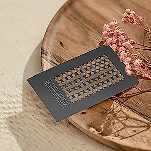 AC Infinity Grinder Card, Black Aluminum Milling Tool with Manual Grater Surface for Pepper, Spices, and Tea