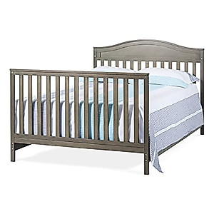 Child Craft Sidney 4-in-1 Convertible Crib, Dapper Gray