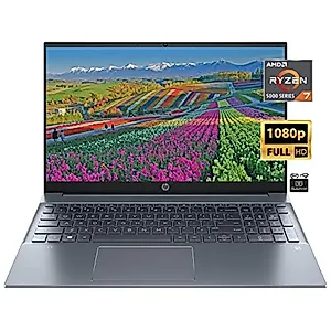 2022 Flagship HP Pavilion 15.6" FHD 1080P IPS Laptop, 8-Core AMD Ryzen 7-5700U (Upto 4.3GHz, Beat i7-1180G7), 64GB RAM, 1TB SSD, Webcam, WiFi 6, Long Hour Battery, Audio B&O, Win11+Accessory