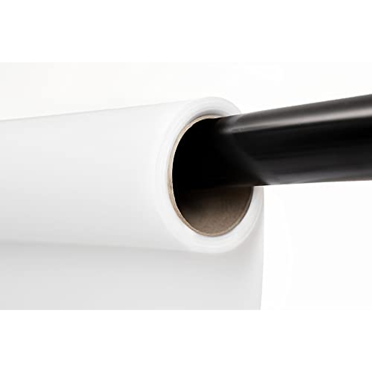 Kate Seamless Paper Backdrop for Photography Solid White Photo Backdrop Paper (53''x32.8' Arctic White)