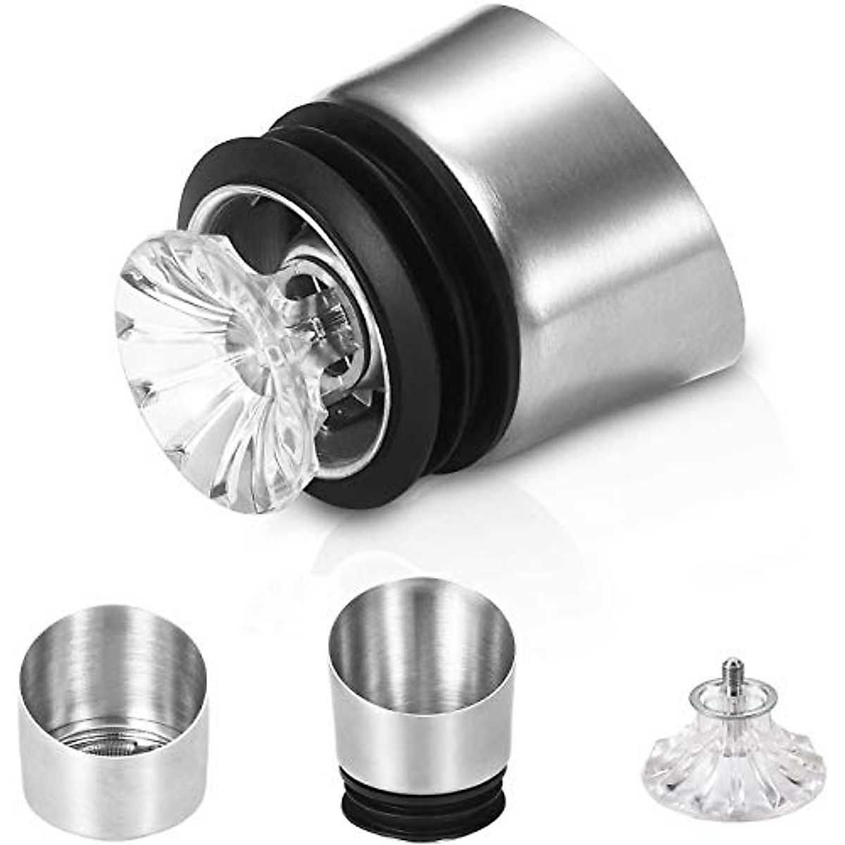 Smaier Wine Decanter Built-in Aerator Pourer（750ml）, Wine Carafe Red Wine Decanter,100% Lead-free Crystal Glass, Wine Hand-held Aerator, Wine Gift, Wine Accessories