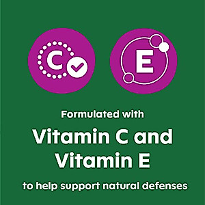 Greenies Immune Health Dog Supplements with an Antioxidant Blend of Vitamin C and E, 40-Count Chicken-Flavor Soft Chews for Adult Dogs