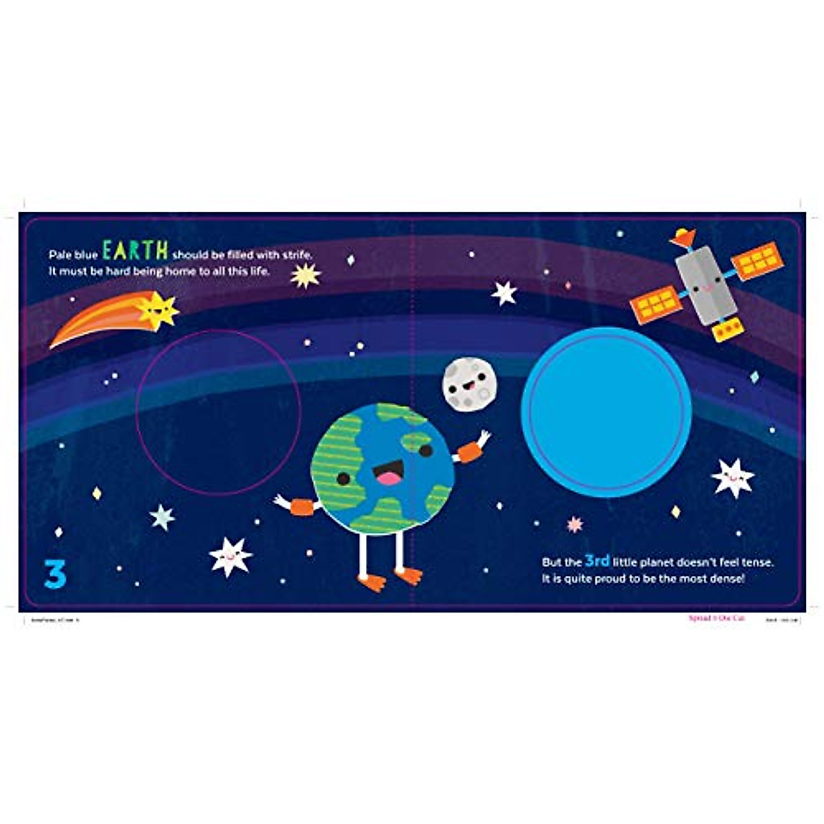 8 Little Planets: A Solar System Book for Kids with Unique Planet Cutouts