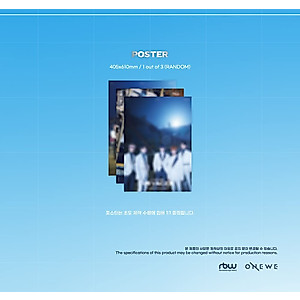 RBW ONEWE - Planet Nine : VOYAGER (2nd Mini Album) Album+Extra Photocards Set (CD Only, No Poster)