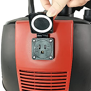 JIENUO Dust Extractor with Auto Filter Clean, 8 Gallon Wet/Dry HEPA Filter Extractor Vacuum, Powerful Suction Shop Vac for Home workshops, Construction Sites and Woodworking