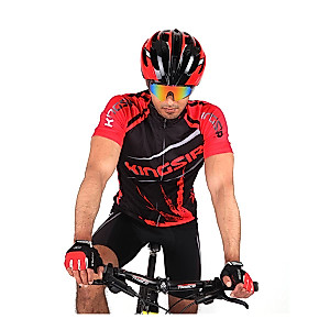 JIEOU Polarized Cycling Glasses for Men Women, UV Protection Baseball Sunglasses, Bike Cycling Glasses，Sports Sunglasses for Baseball, Fishing, Ski Running, Golf