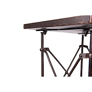 Creative Co-op Bronze Metal Rectangle Table, 20",DA0124