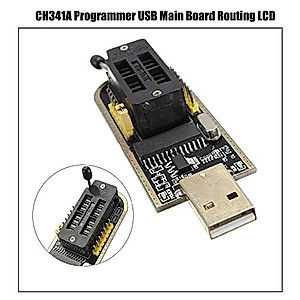 KOOBOOK 2Pcs USB CH341A Series Programmer Burner Chip 24 EEPROM BIOS Writer 25 SPI Flash