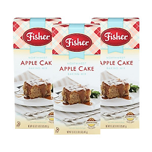 Fisher Northwest Apple Cake Mix, 16.5 OZ (Pack of 3)