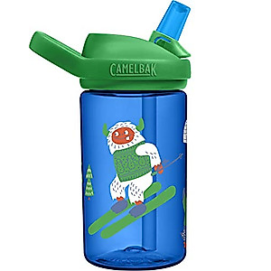Eddy+ Kids BPA-Free Water Bottle with Straw, 14oz, Sweater Shedders