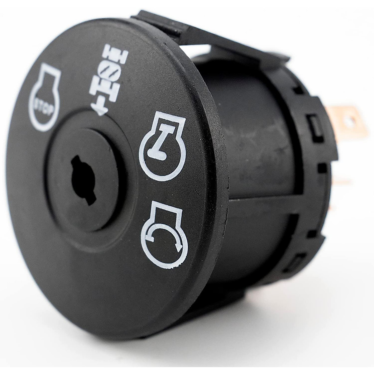 Sfiracle Lawn Mower Ignition Switch 4 Position with Key for Craftsman,532193350 193350 Lawn Mowers Key Switch,Craftsman Ignition Switch Compatible with AYP,Husqvarna,Sears,Poulan Pro