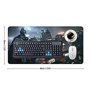 Extended Gaming Mouse pad, Large Gaming Mousepad, Cute Cartoon Desk Mat, Waterproof Anti-Dirty Skid Proof Lockrand Keyboard Mat, Computer Keyboard and Mice Combo Pads Mouse Mat, 60x30cm, 24x12 inch