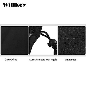 BullStar Patio Round Daybed Cover 90 Inch, Outdoor Garden Furniture Cover Heavy Duty Oxford Fabric Day Bed Sofa Cover Waterproof UV & Weather Resistant