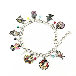 Blingsoul Horror Evil Little Charm Mermaid Bracelet - Adventure Queen Cosplay Elegant Merchandise Mermaid Jewelry Gift for Women | [J100055] Litle Mermad 2