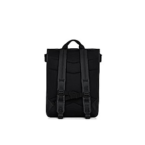 RAINS Trail Rolltop Backpack - Black