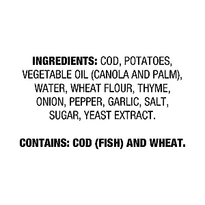 Amazon Brand, Aplenty Cod And Mashed Potato Tots, Seasoned With Thyme, 12 Oz (Frozen)