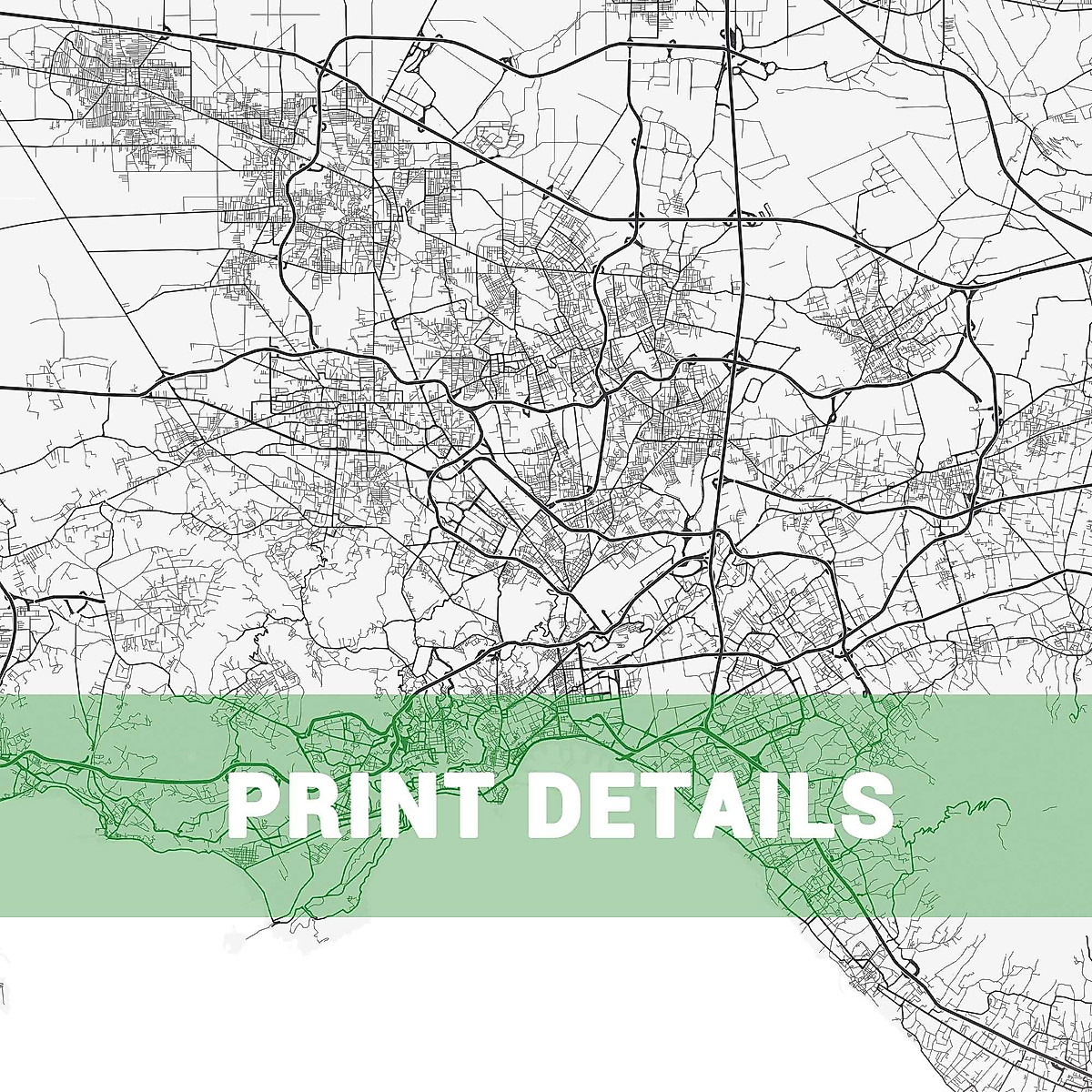 Dear Mapper Naples Italy View Abstract Road Modern Map Art Minimalist Painting Black and White Canvas Line Art Print Poster Art Print Poster Home Decor (Set of 3 Unframed) (12x16inch)