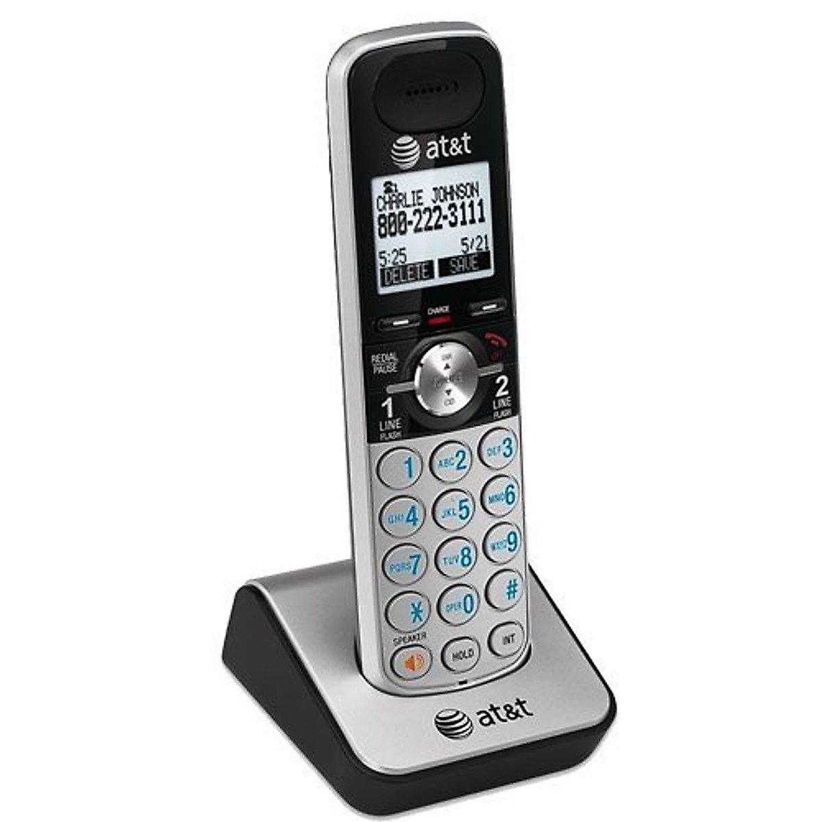 AT&T (TL88102) Dect 6.0 1-Handset 2-Line Landline Telephone Bundle with 3 Handsets and Dual Caller ID/Call Waiting