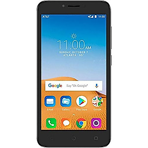 Alcatel Tetra AT&T Prepaid 5" 16Gb 5MP Android Cell Phone