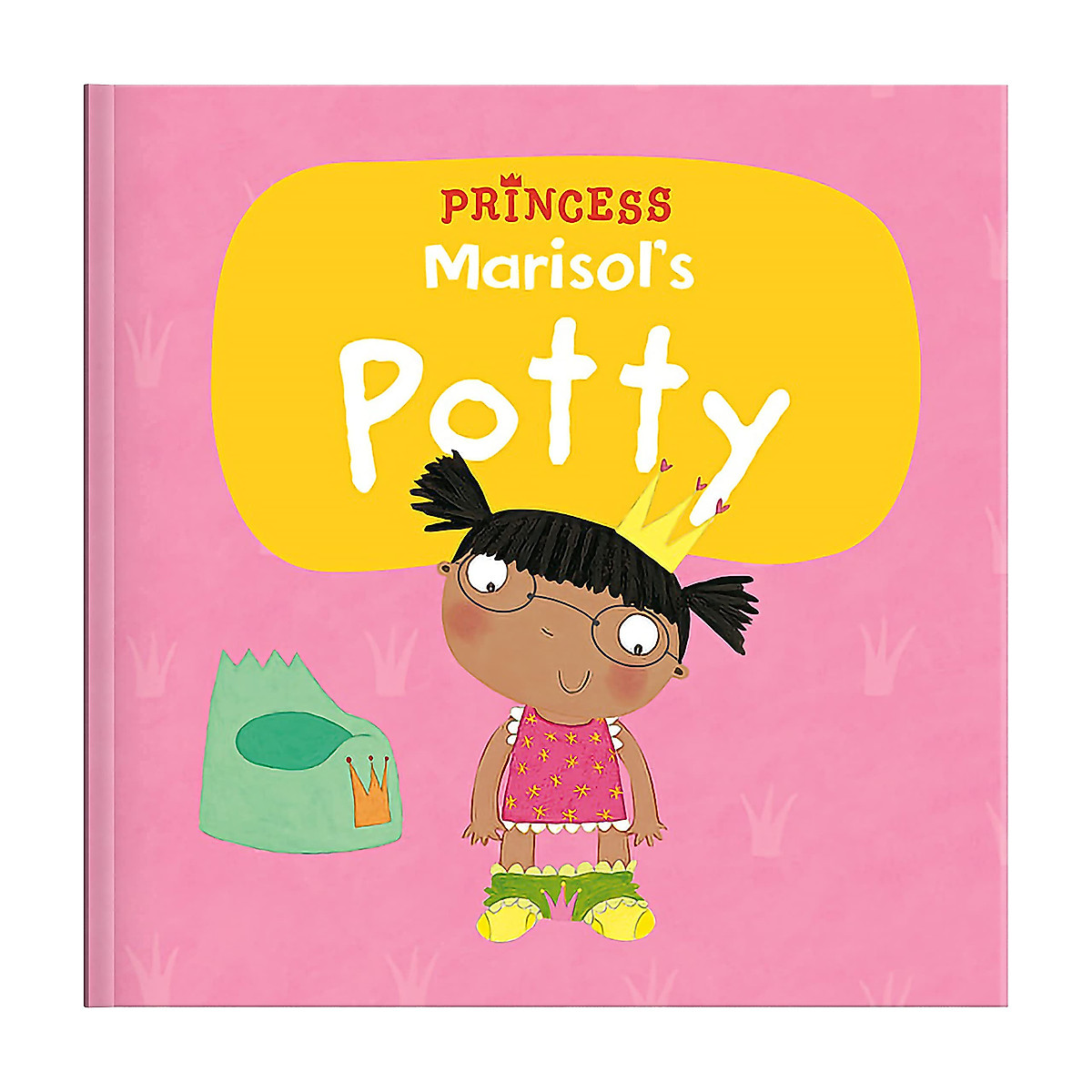 Princess Polly: Personalized Potty Training Book (Square Hardback)